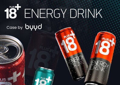 Case 18+ Energy drink – BYYD